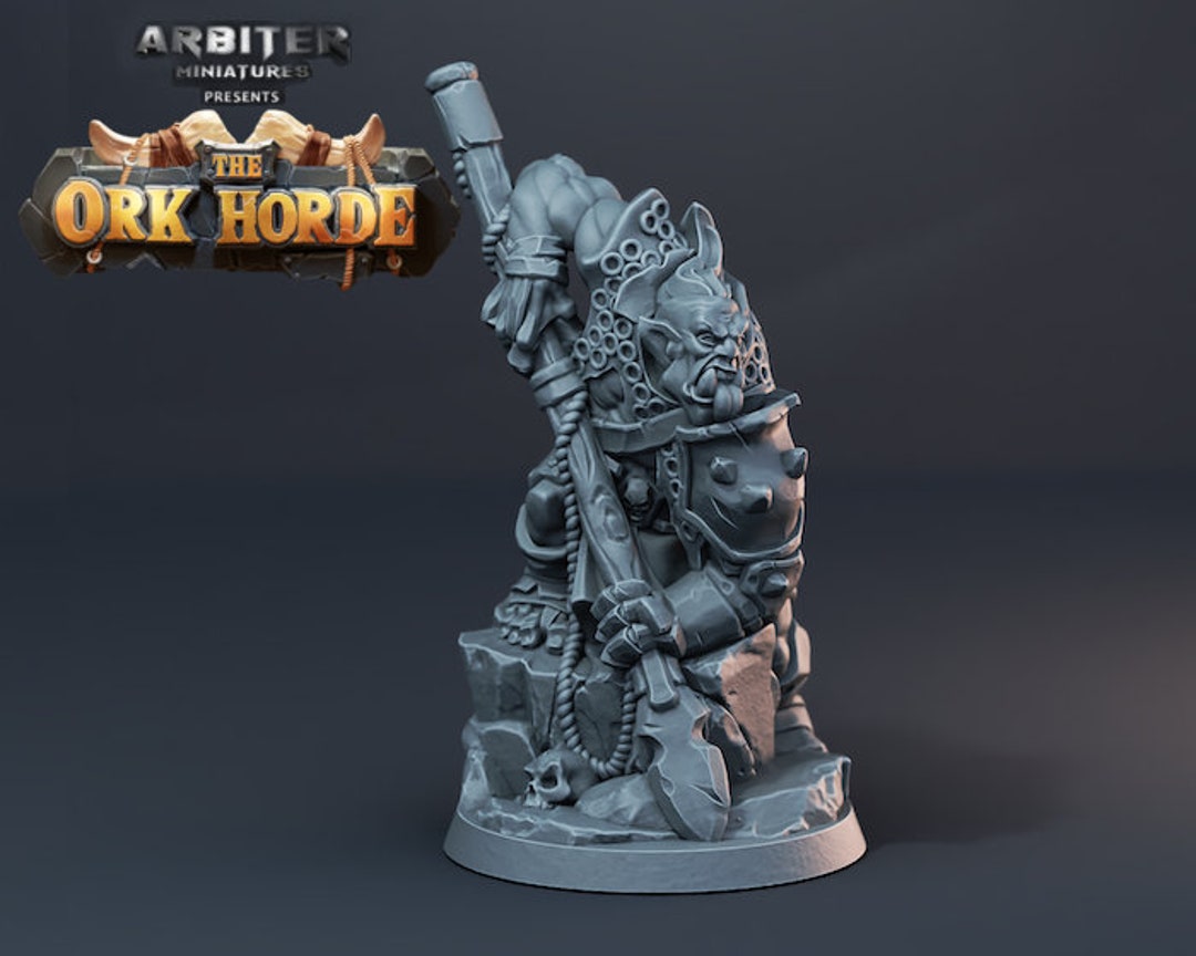 Orc Berserker Miniature | Orc Berserk Miniature | for D&D 5e ...