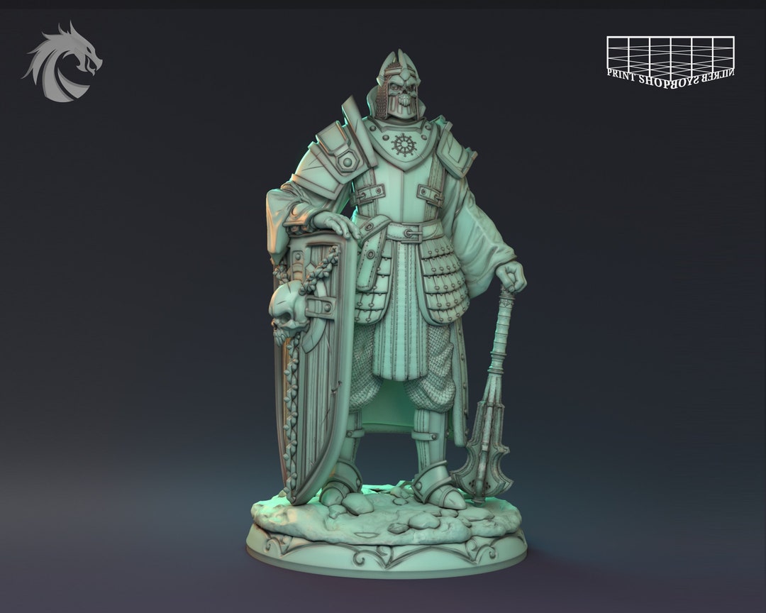 Ghost King Miniature Cleric of Death for D&D 5e, Pathfinder and Other ...