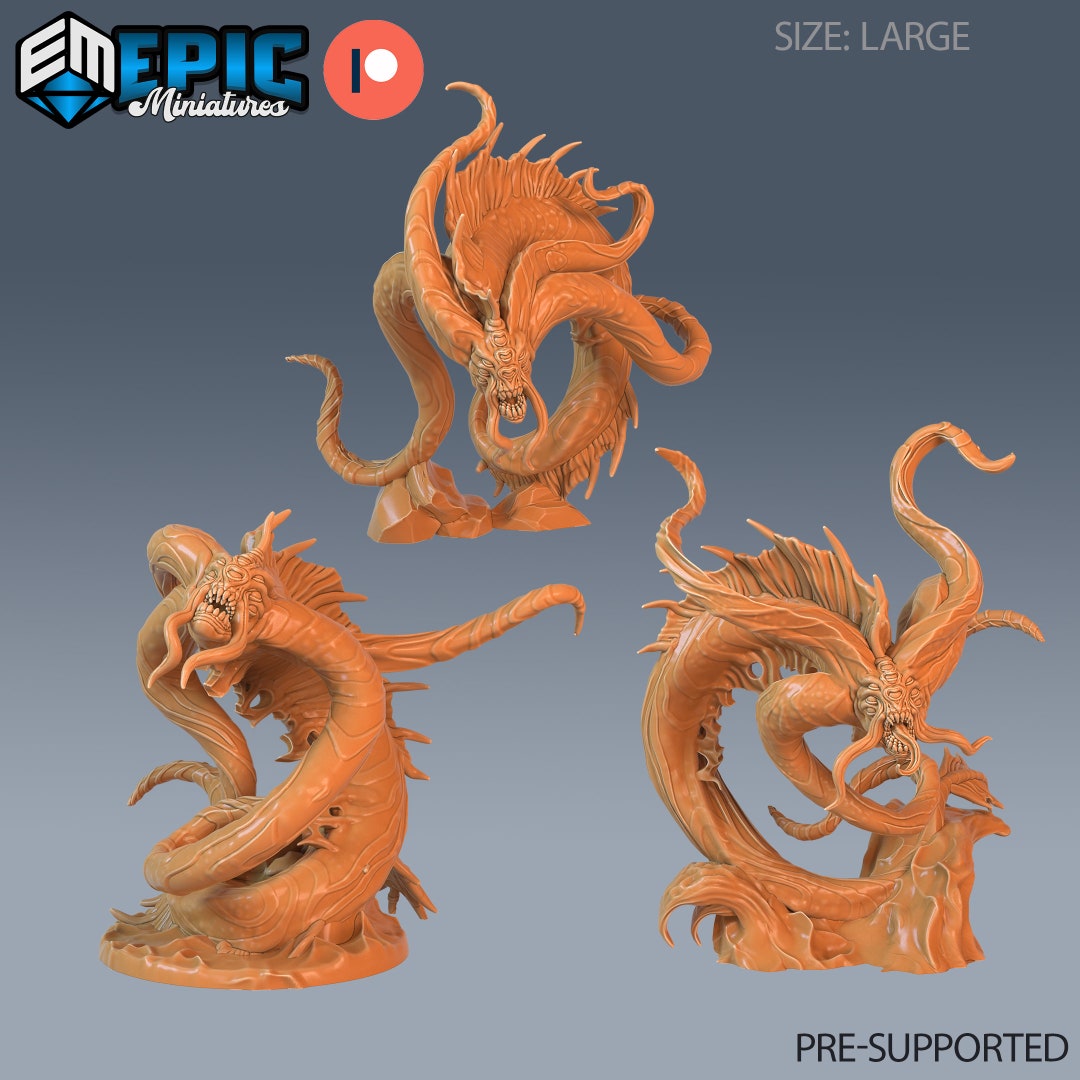 Swamp Monster Miniature Set Swamp Aboleth Encounter Pack for D&D 5e ...
