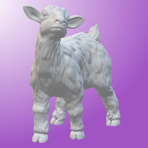 Goat Miniature Set Goat Miniature Pack for D&D 5e, Pathfinder and Other ...