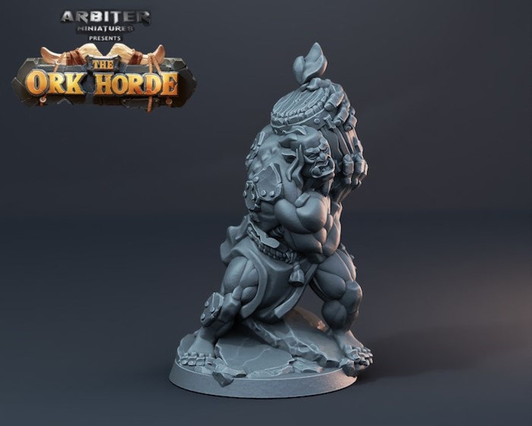 Orc Minion Miniature Orc Bomber Miniature for D&D 5e, Pathfinder and ...