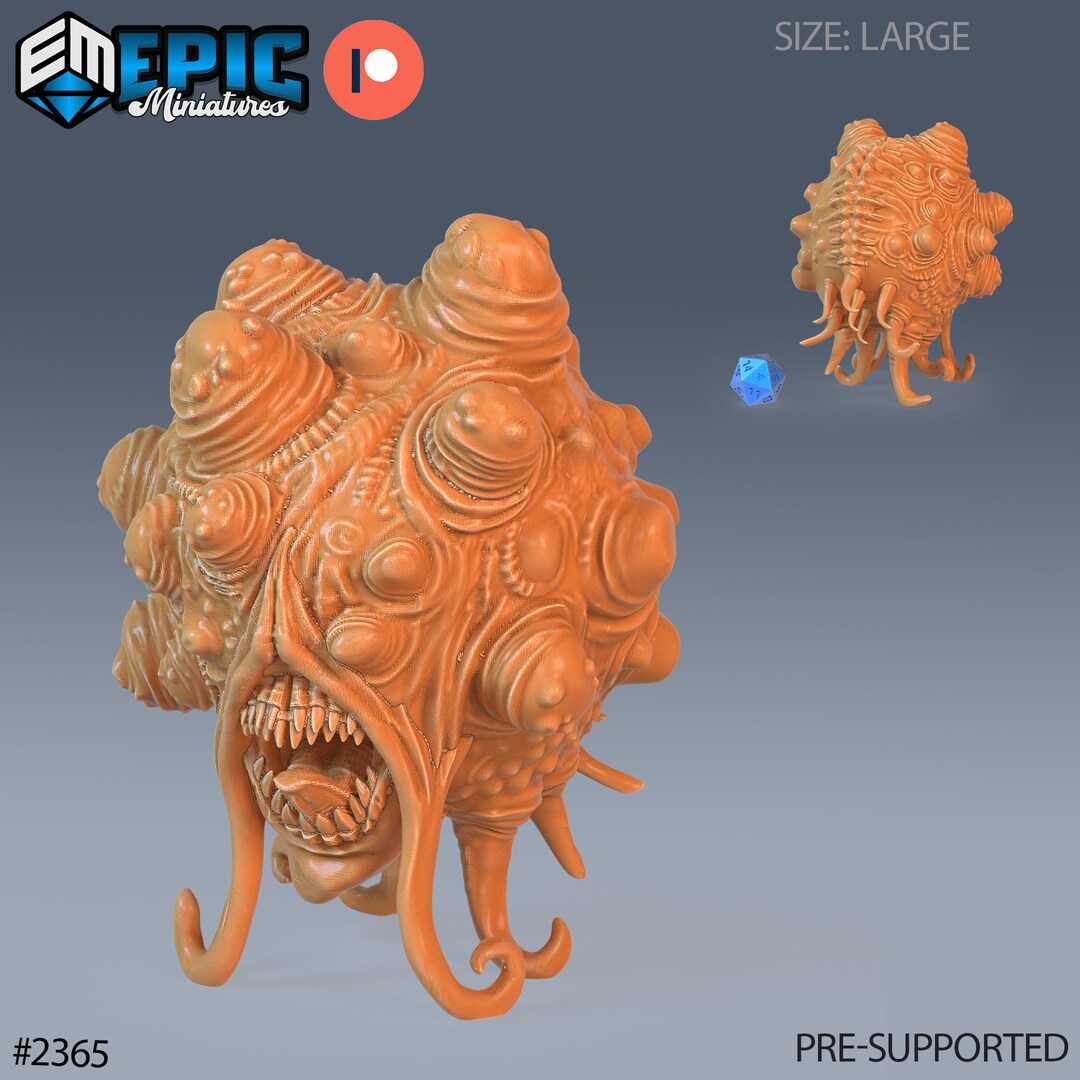 Abyssal Wailer Miniature | Blob Tyrant Miniature | for D&D 5e ...
