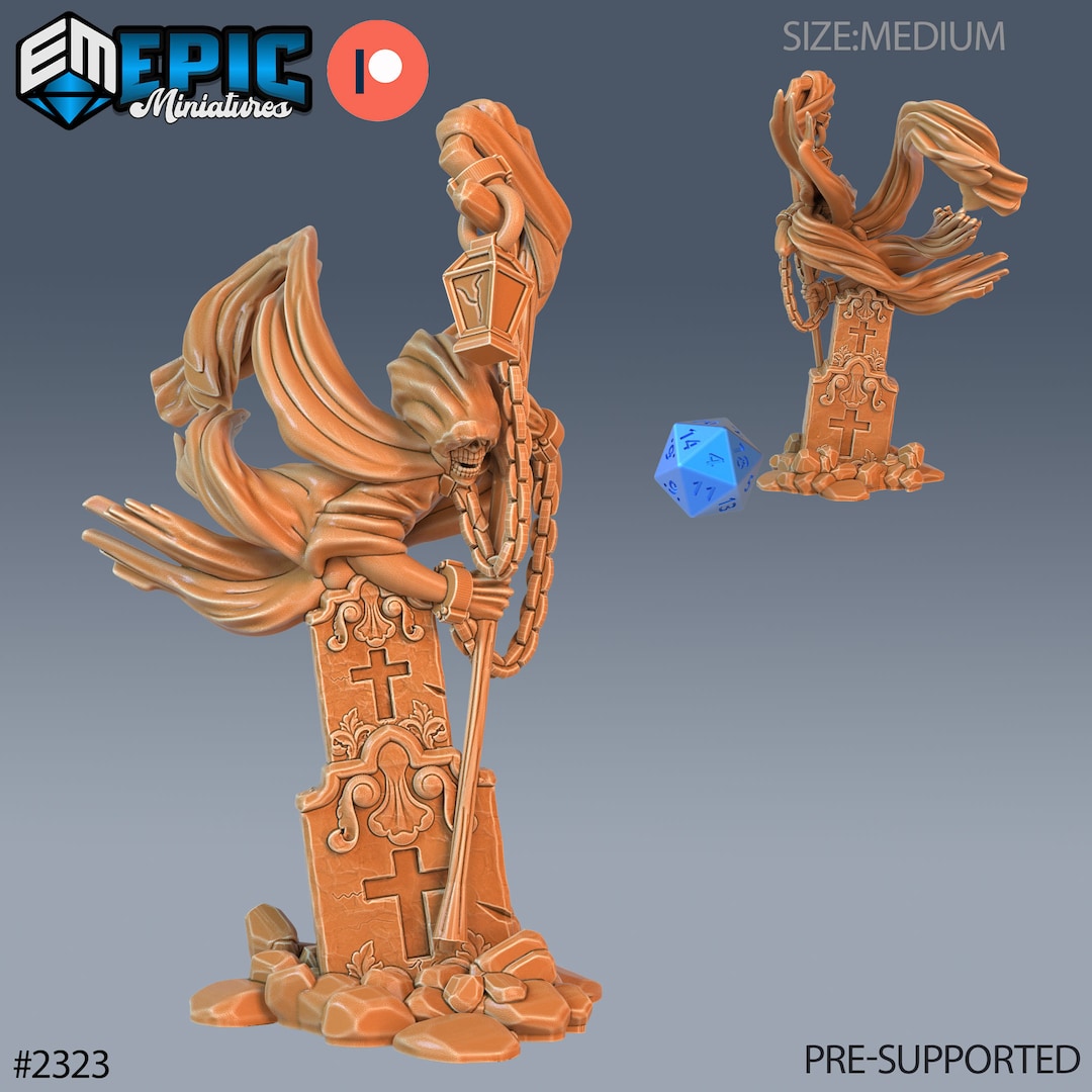 Banshee Miniature Banshee Miniature for D&D 5e, Pathfinder and Other ...