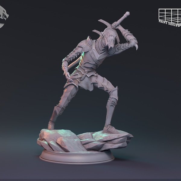 Tall Dark Knight Miniature - Etsy