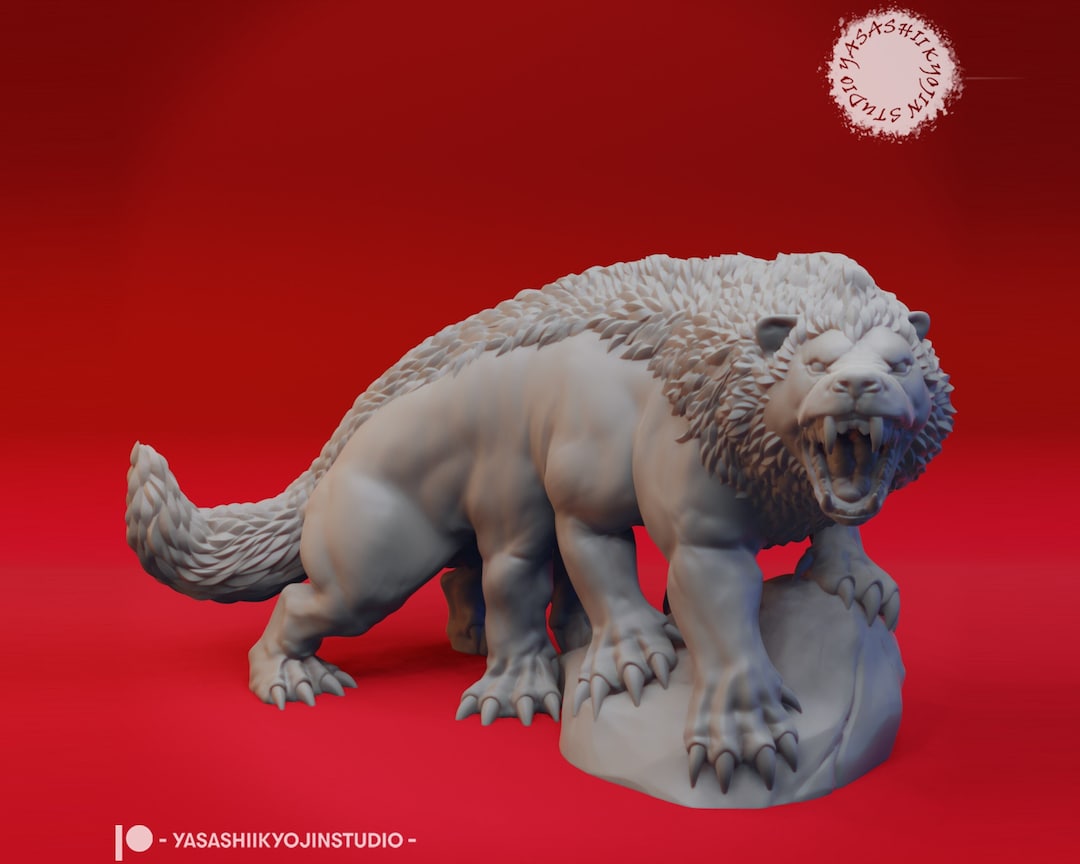 Aurumvorax Miniature Eight-legged Beast Miniature for D&D 5e ...