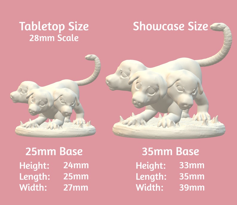 Baby Cerberus Miniature | Hell Hound Miniature | Monsters | Baby Beasts ...