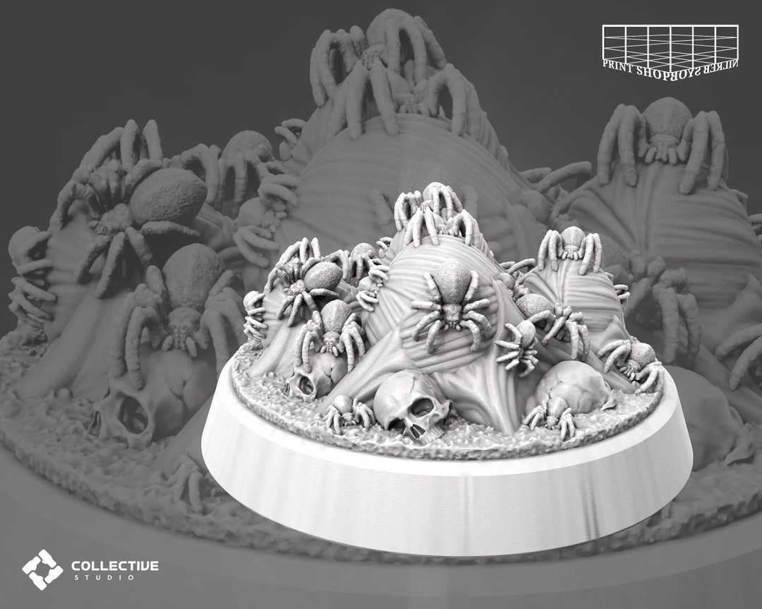 Spider Swarm Miniature | Swarm of Arachnids Figure | Monsters | Small ...