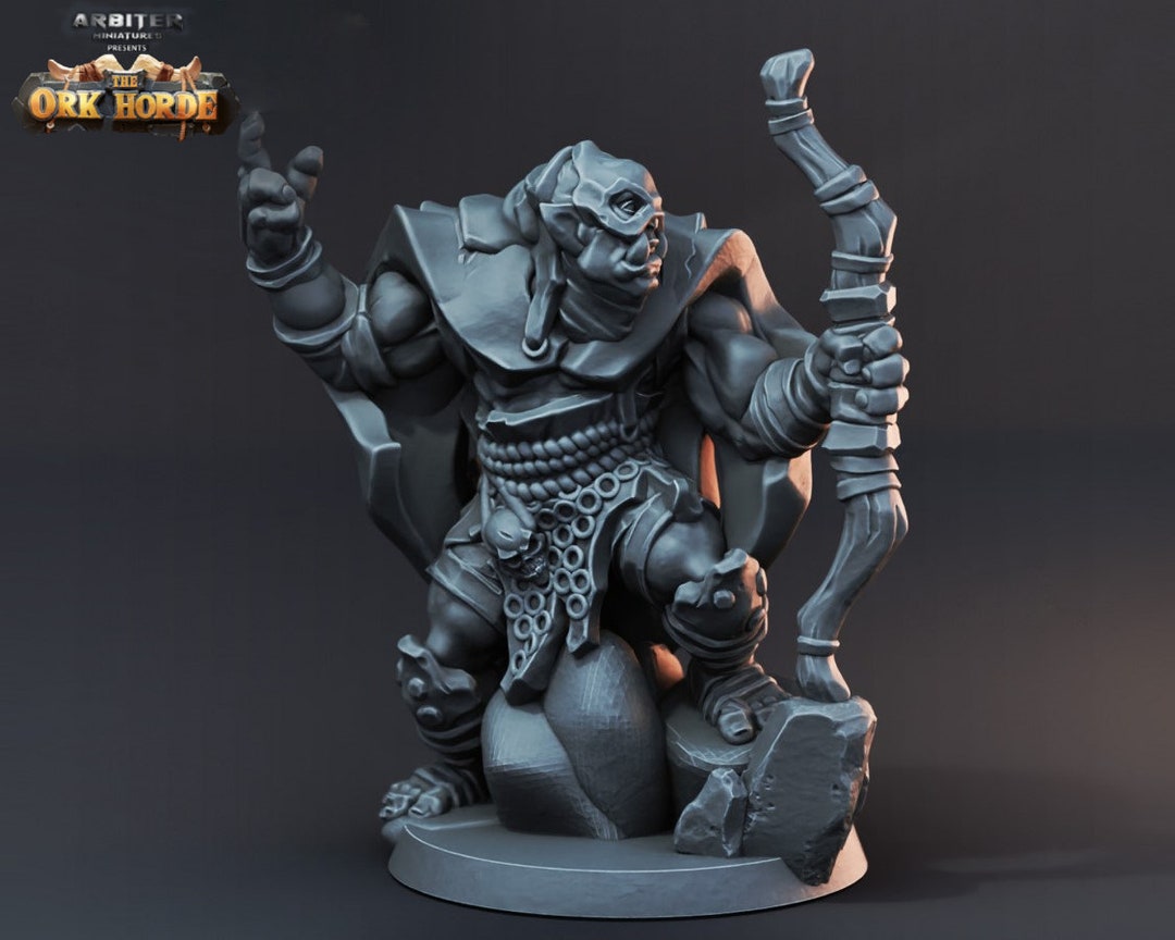 Orc Scout Miniature | Orc Scout Miniature | for D&D 5e, Pathfinder and ...