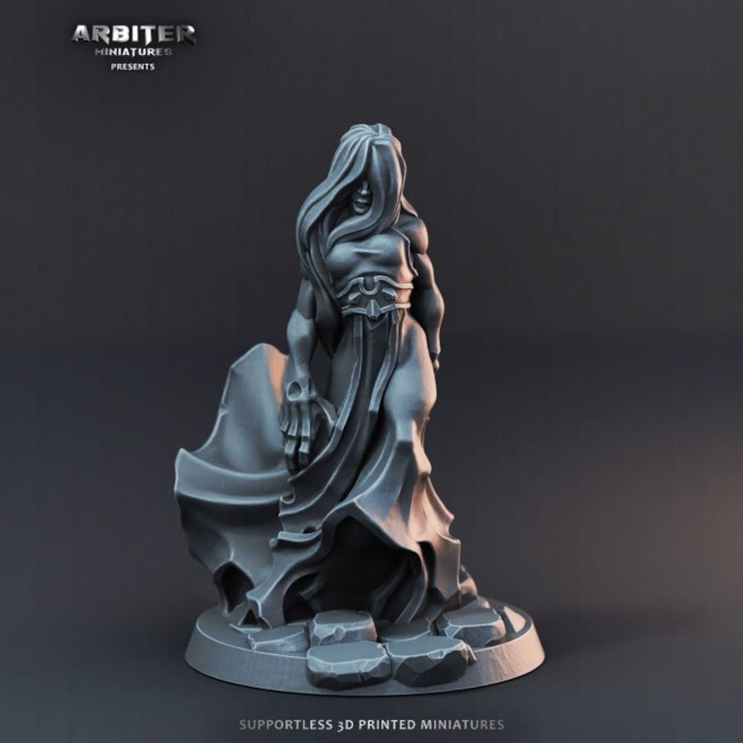 Ghost of a Maid Miniature Female Ghost Miniature for D&D 5e, Pathfinder ...