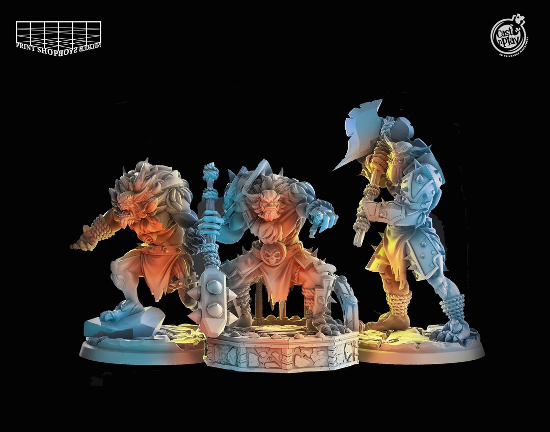 Grottentitter Miniature Set Bugbear Band Figure Pack Monster Encounter ...