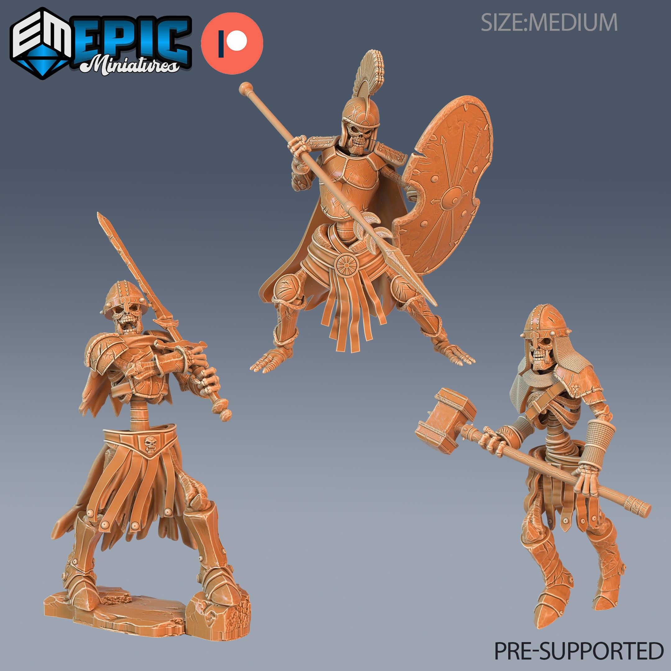 Skeleton With Sword Miniature | Skeleton With Sword | for D&D 5e ...