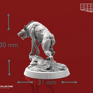 Hellhound Miniature | Hellhound Figure | Medium Monsters | Underworld ...