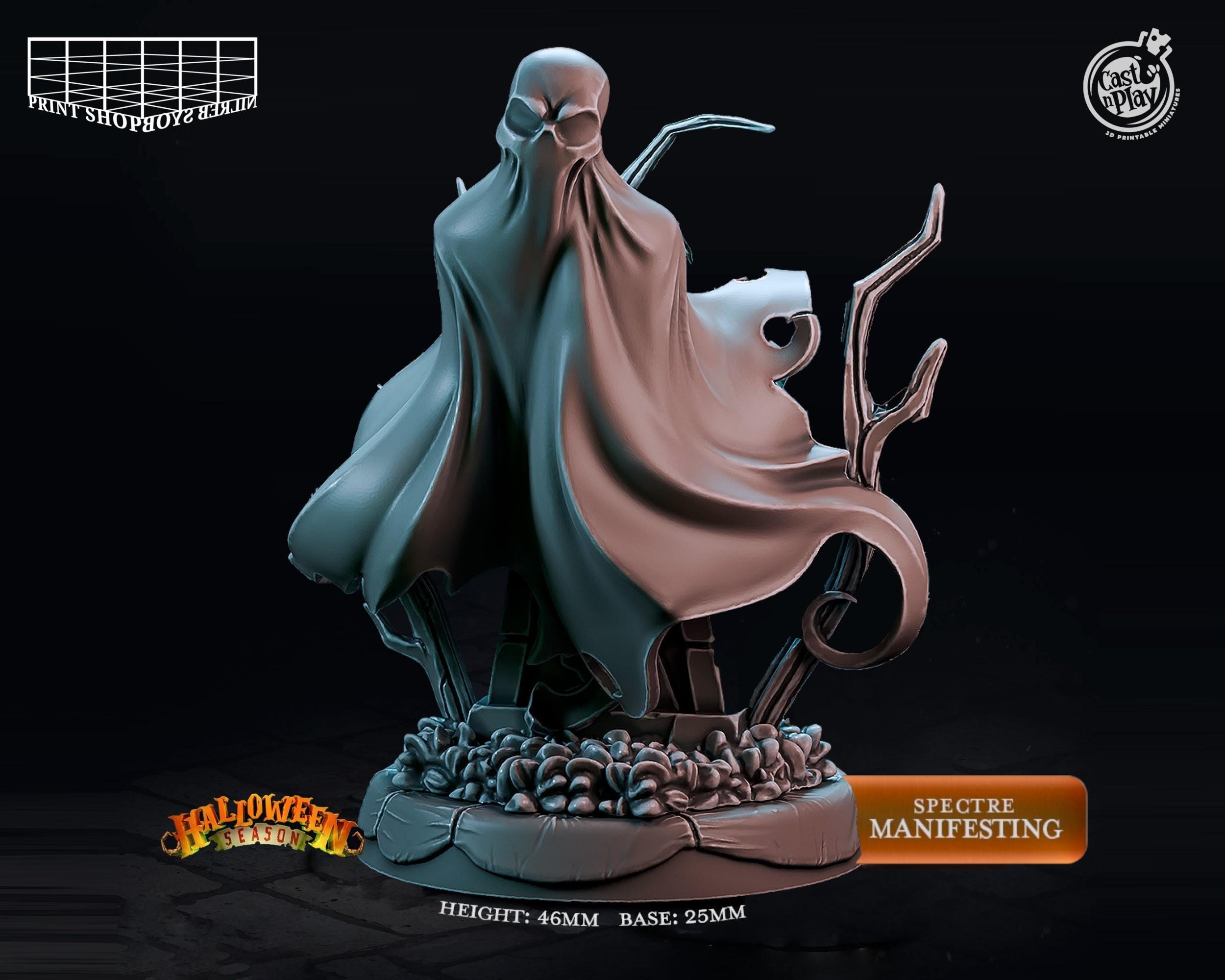 Ghostly Graveyard Dwellers Miniature Set | Specters Figure Pack ...
