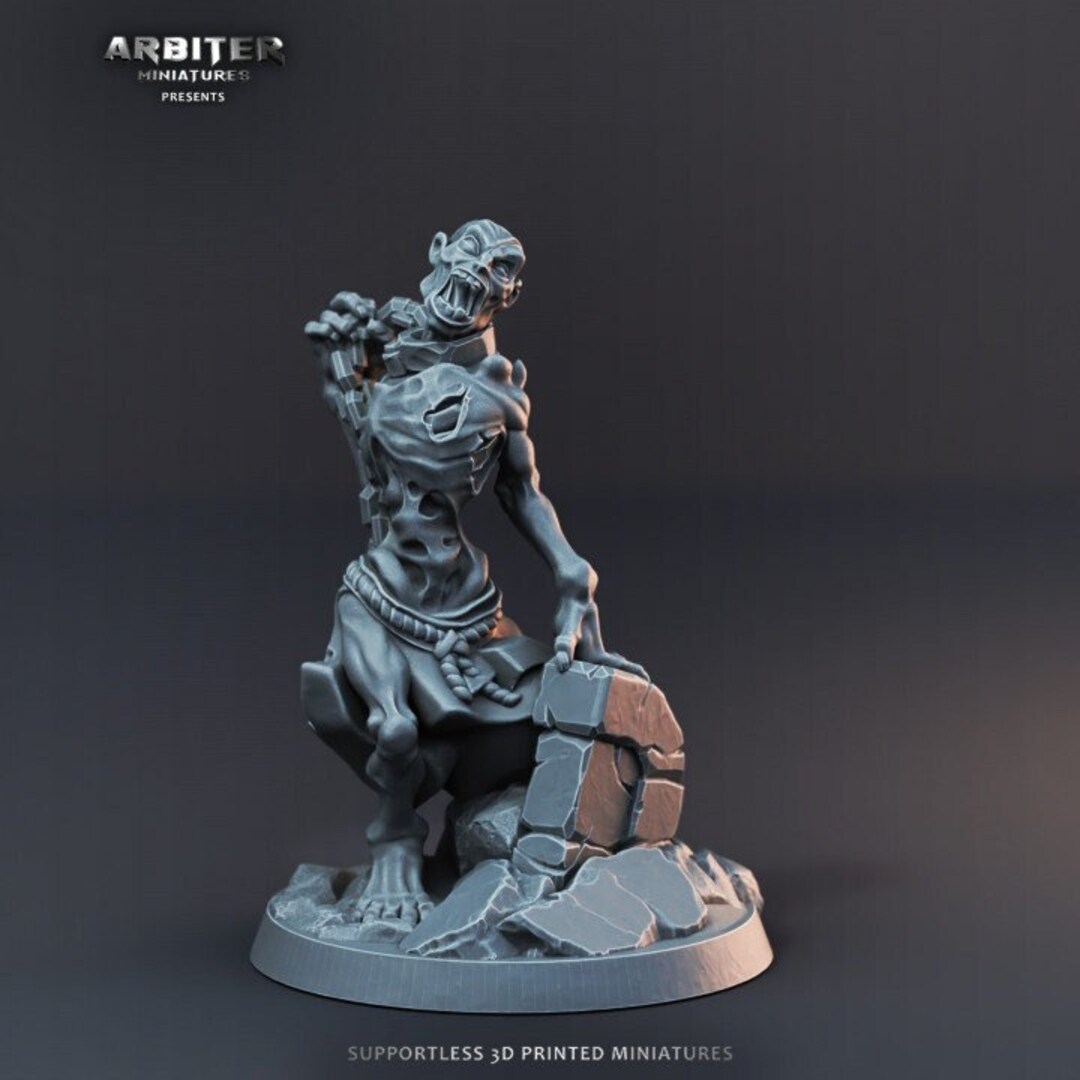Chain Zombie Miniature | Chain Zombie Miniature | for D&D 5e ...