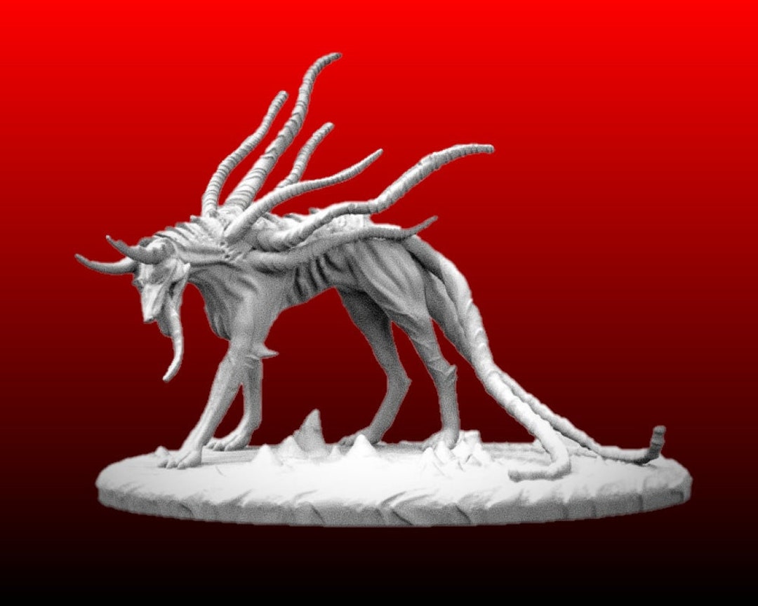 Hellhound Miniature | Hell Hound Miniature | Devil | for D&D 5e ...