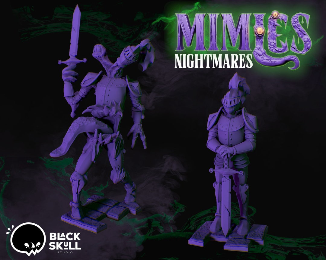 Mimic Armor Miniature Mimic Cupid Set Miniature for D&D 5e, Pathfinder ...