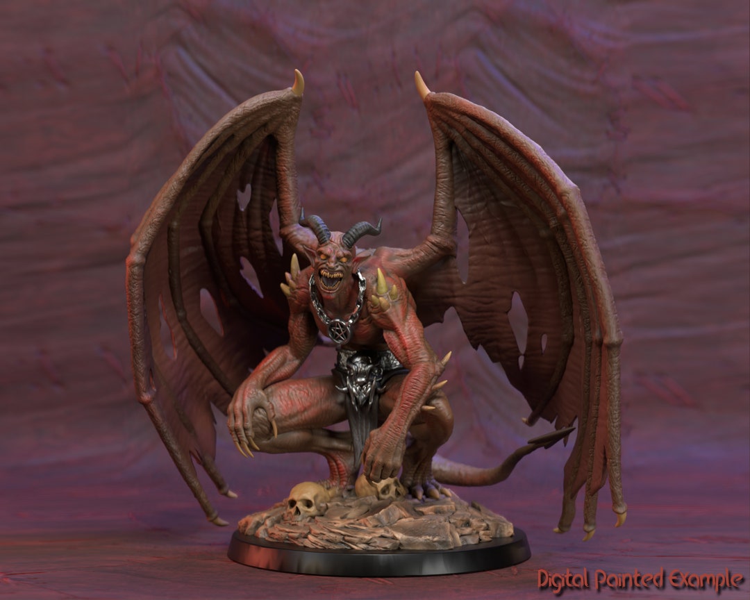 Belphegor Miniature Archdevil Miniature for D&D 5e, Pathfinder and ...