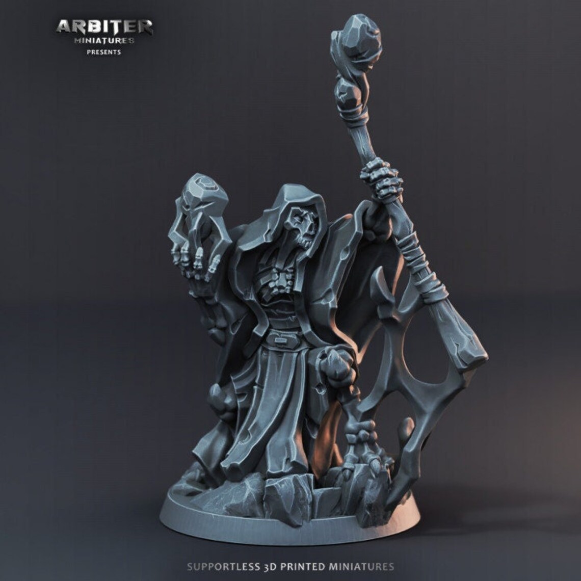 Skeleton Warlock Miniature | Skeleton Warlock Miniature | for D&D 5e ...