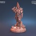 Faun Sorceress Miniature | Female Satyr Wizard Figure | Woodland Being ...