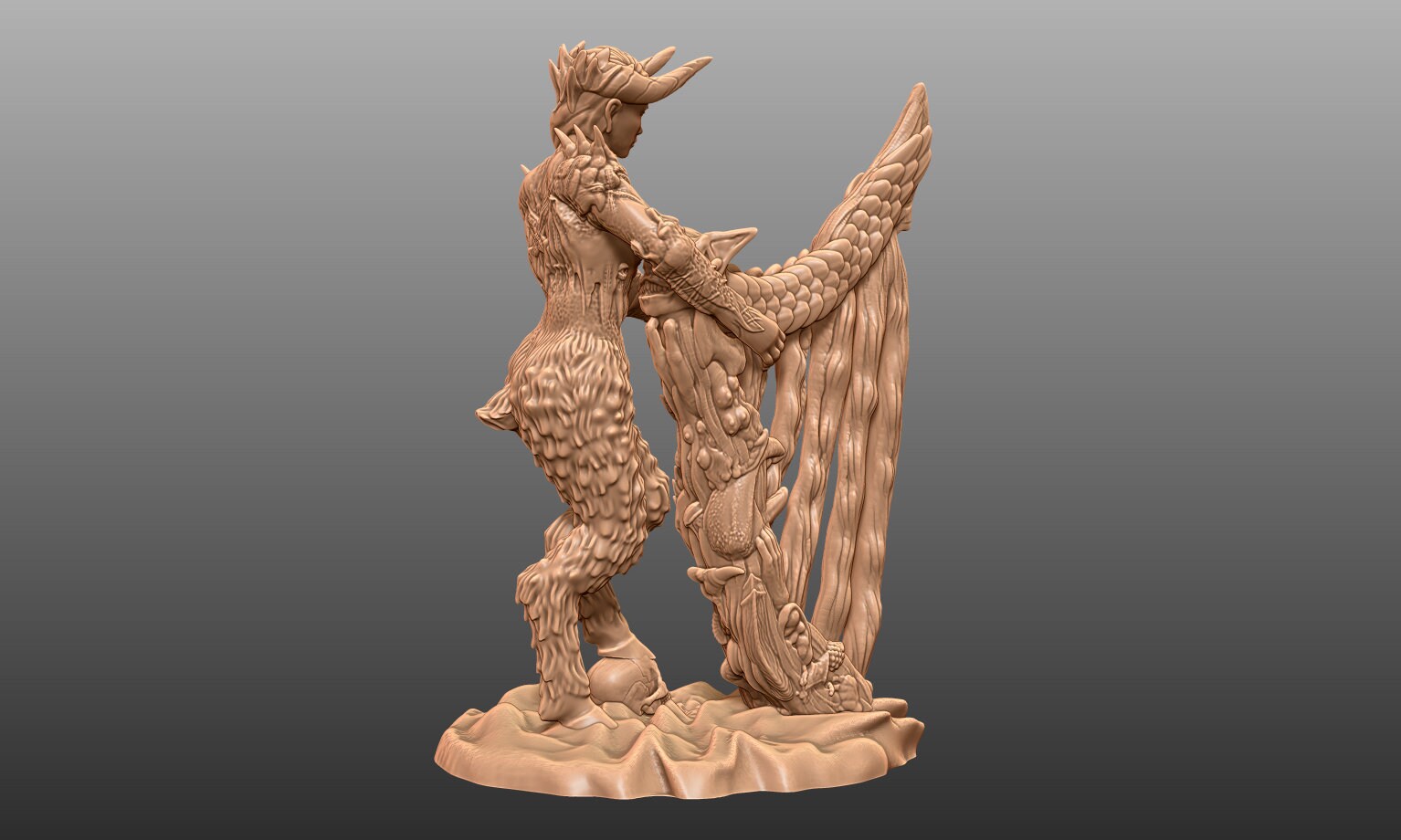 Female Satyr Miniature | Female Satyr Miniature | Tabletop Rpgs Like D ...