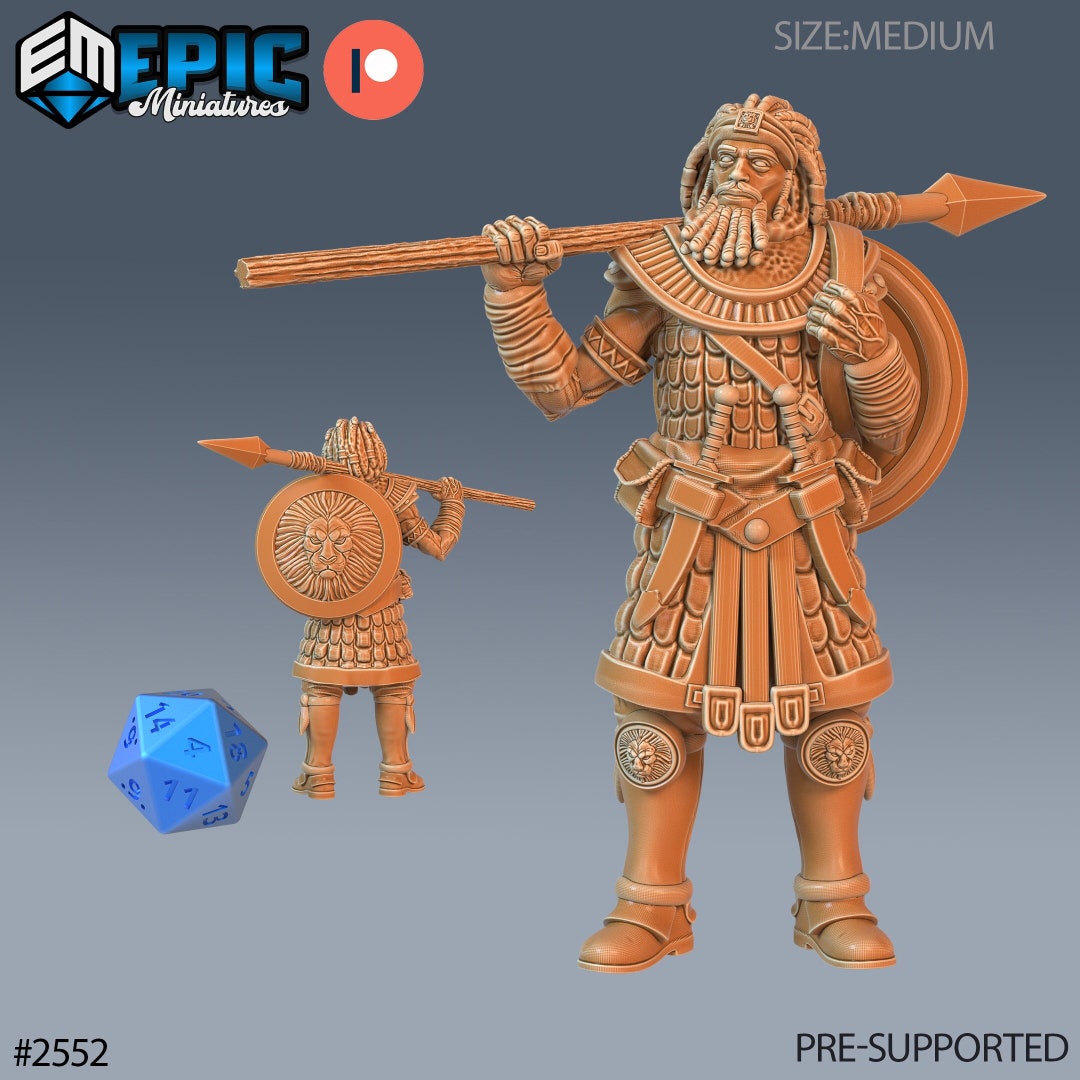 Tribal Warrior Miniature | Tribe Guard Miniature | for D&D 5e ...