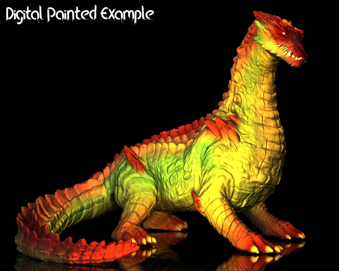 Wax Dragonling Miniature Guard Drake Miniature Epic Dragon Tabletop ...