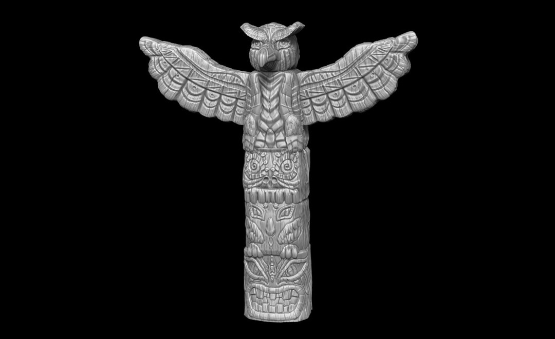 Totem Miniature Terrain Tabletop Rpgs Like D&D or Pathfinder 28mm - Etsy