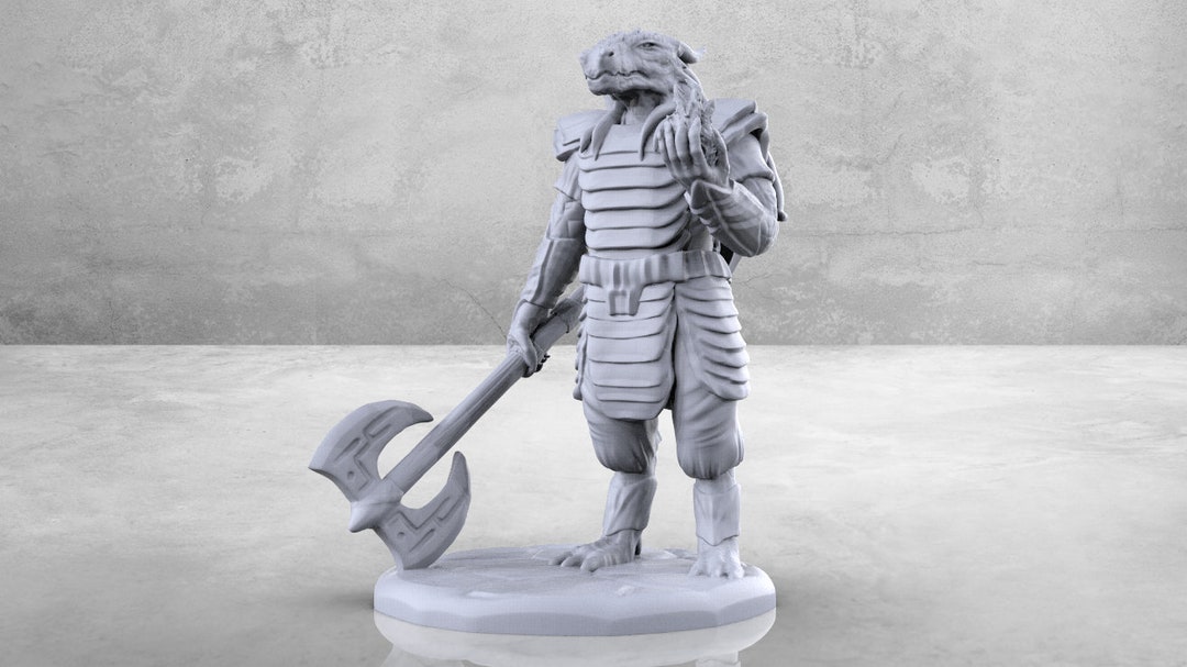 Half Dragon Knight Miniature Half Dragon Knight Miniature Heroic ...