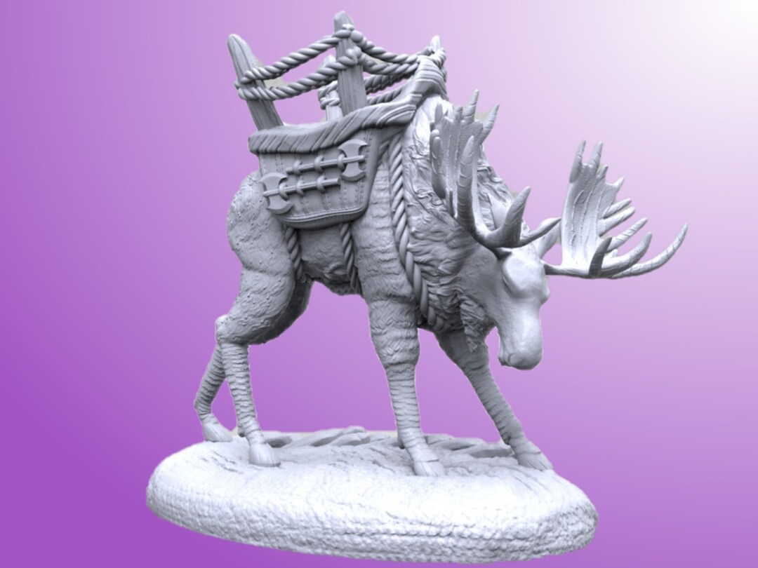 War Moose Miniature | Was Moose Miniature | Tabletop Rpgs Like D&D or ...