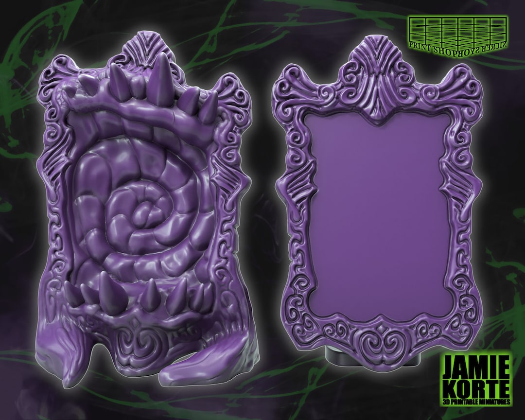 Mimic Mirror Miniature Mimic Mirror Set Miniature for D&D 5e ...