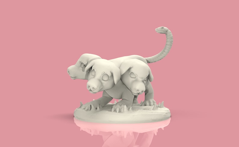 Baby Cerberus Miniature | Hell Hound Miniature | Monsters | Baby Beasts ...