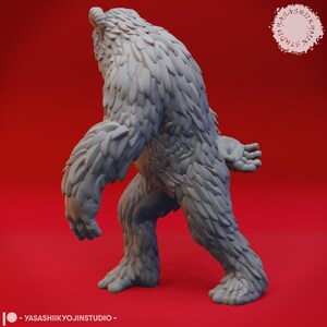 Bigfoot Miniature | Sasquatch Miniature | for D&D 5e, Pathfinder and ...