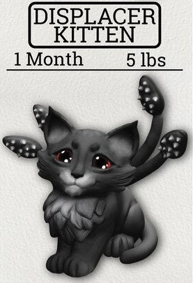 Tentacle Cat Miniature | Kitten Miniature | Monsters | Baby Beasts ...
