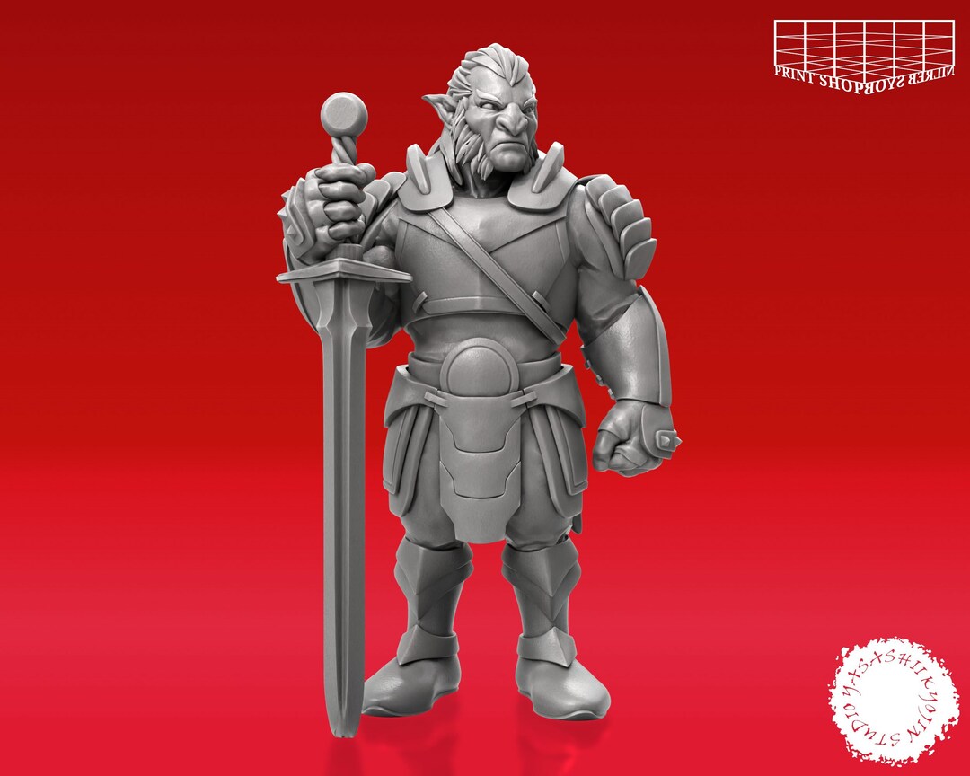 Hobgoblin Captain Miniature Hobgoblin Warband Captain Miniature for D&D ...