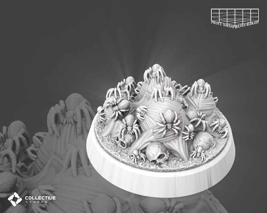 Spider Swarm Miniature Swarm of Arachnids Figure Monsters Small Cave ...