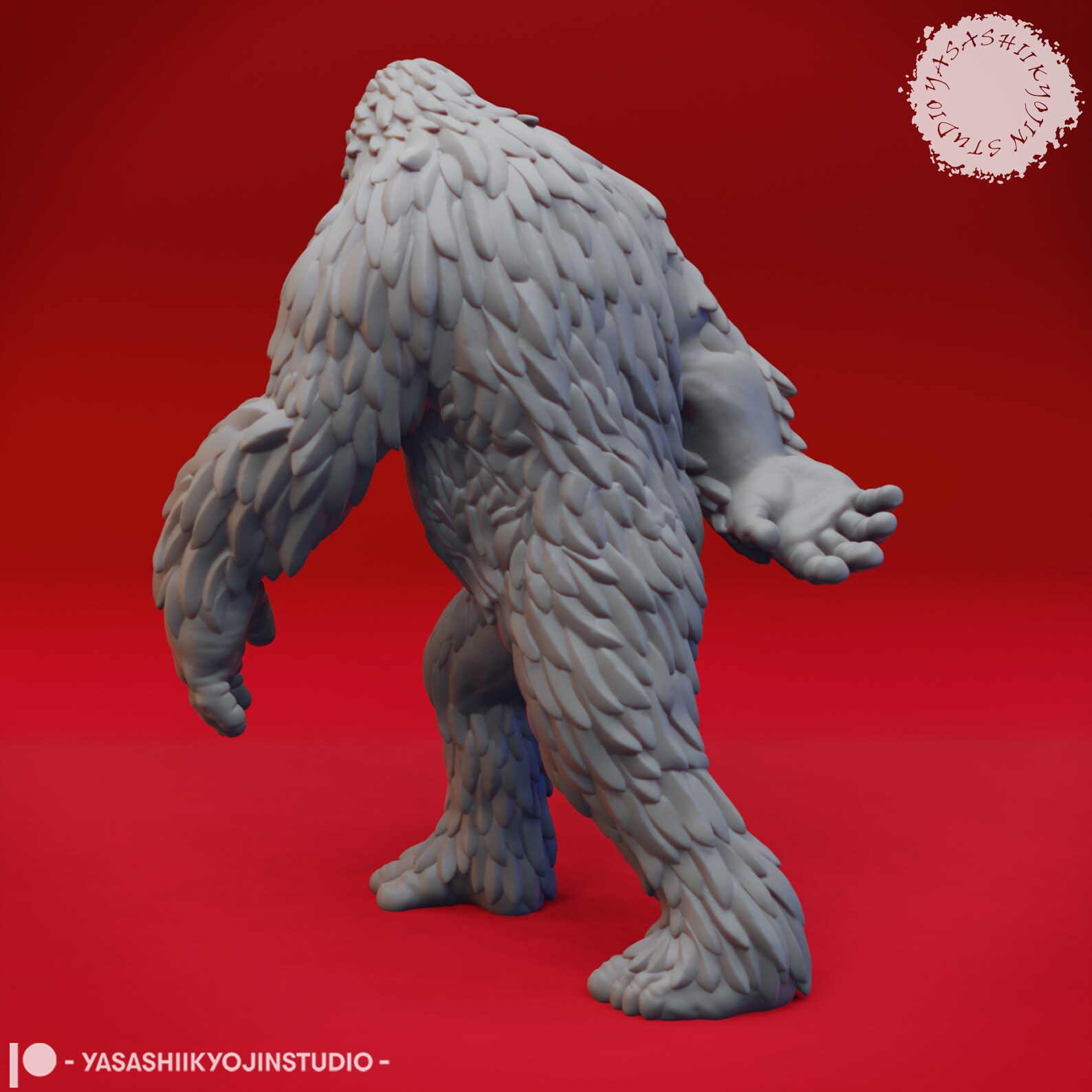 Bigfoot Miniature | Sasquatch Miniature | for D&D 5e, Pathfinder and ...