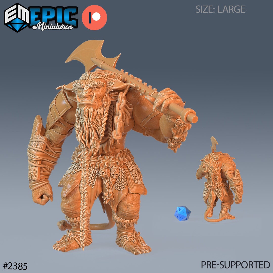 Wood Sprite Miniature Forest Ogre Miniature for D&D 5e, Pathfinder and ...