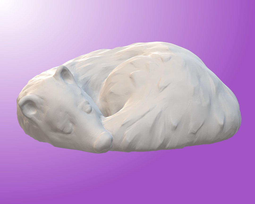 Badger Dreamer Miniature Sleeping Badger Miniature for D&D 5e ...