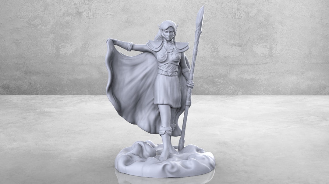 Elf Sorceress Miniature | Elven Sorceress Miniature | Heroic Character ...