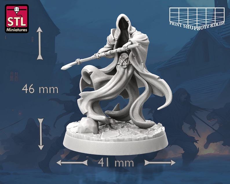 Shadow Miniature Set | Wraith Demon Figure Pack | Undead Encounters ...