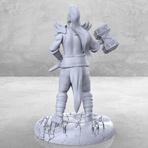 Goliath Cleric Miniature | Female Goliath Paladin Miniature | Heroic ...