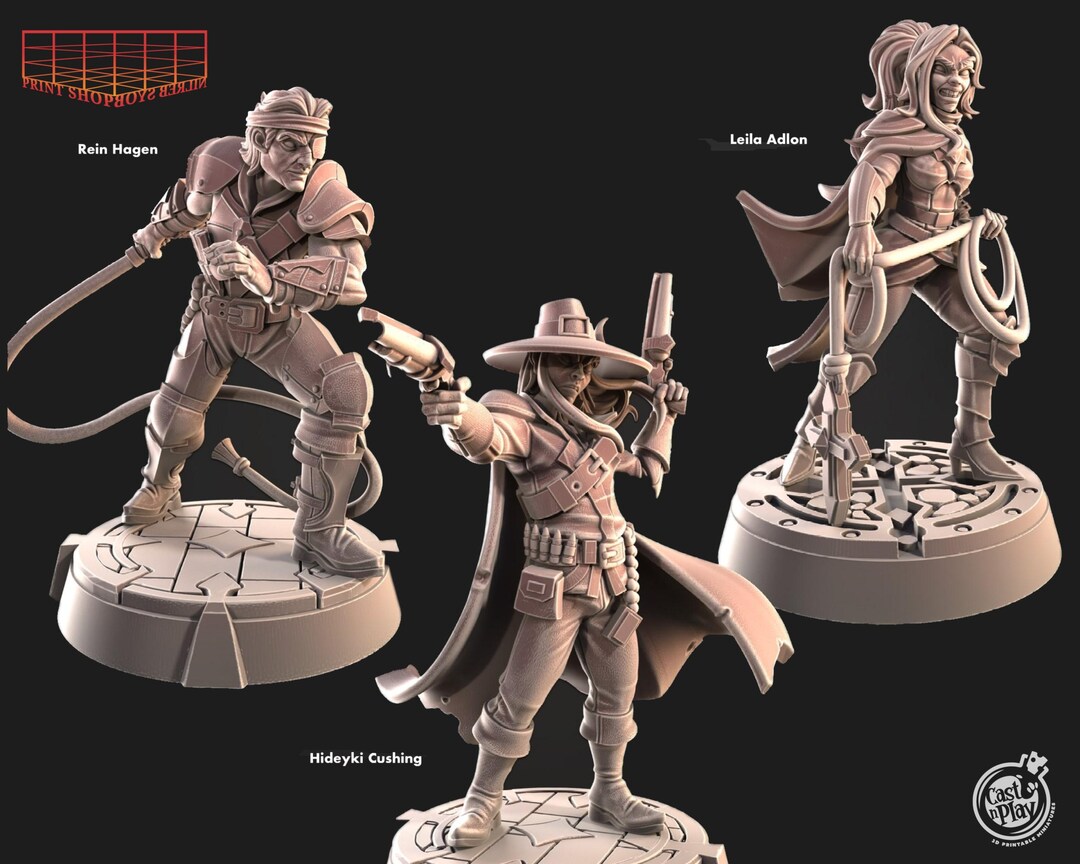 Juego de miniaturas de cazador de vampiros Paquete en miniatura de ...