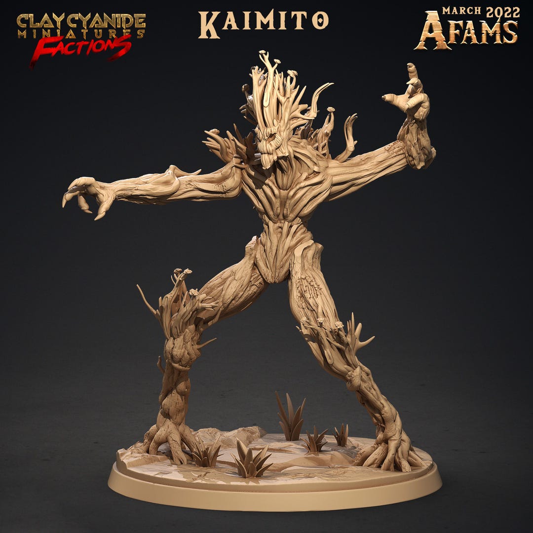 Throwing Tree Shepherd Miniature | Treant Miniature | for D&D 5e ...