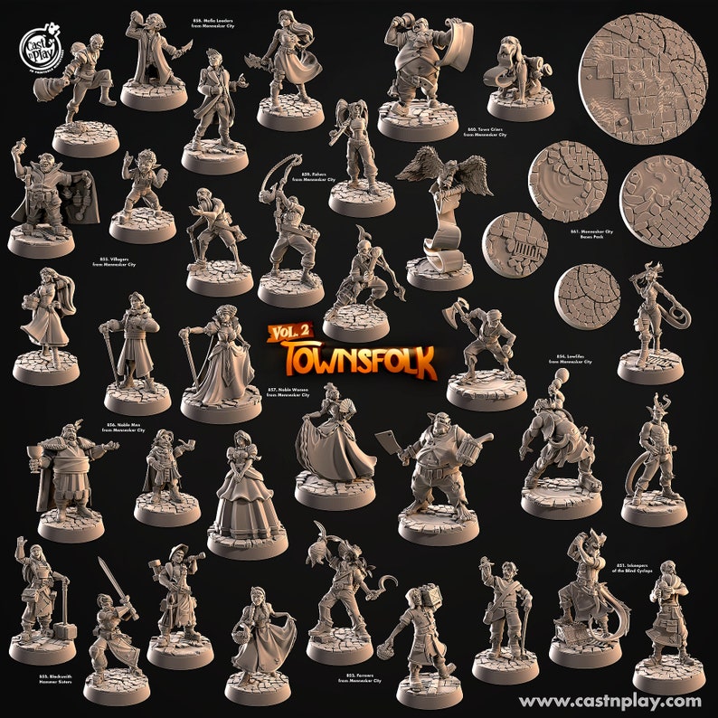 Master Blacksmith Carol With Hammer Miniature | Female Blacksmith ...