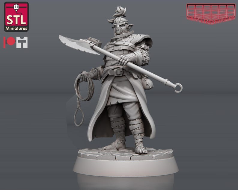 Executioner Miniature Set | Bugbear Hangman Figure Pack | Scatter ...
