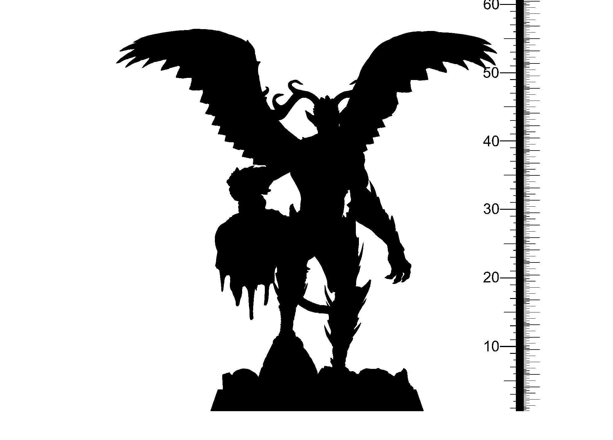 Demon Warrior Miniature | Horned Devil Miniature | Devils and Demons ...