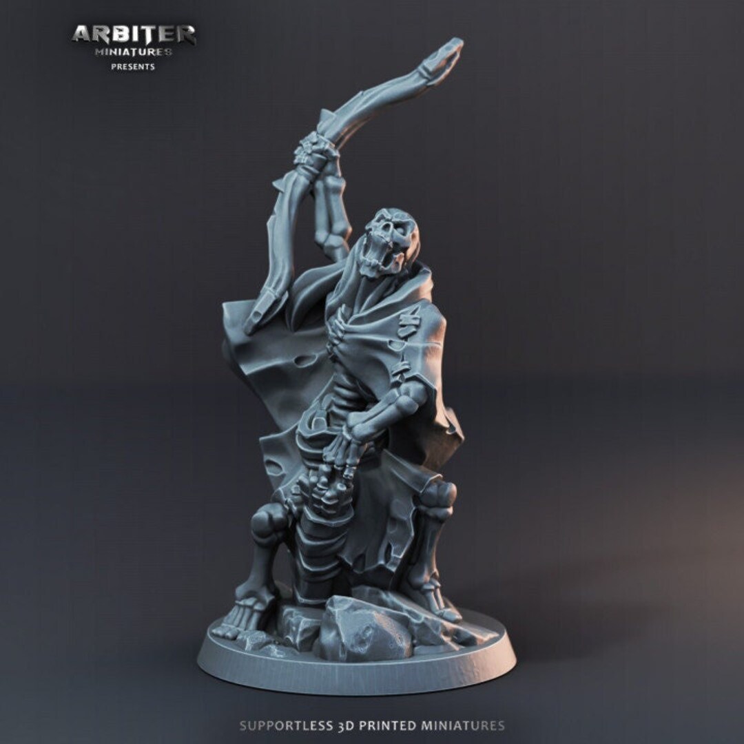 Skeleton With Bow Miniature | Skeleton With Bow Miniature | for D&D 5e ...