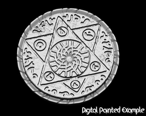 Summon Circle Miniature Summoning Circle Miniature Terrain - Etsy UK