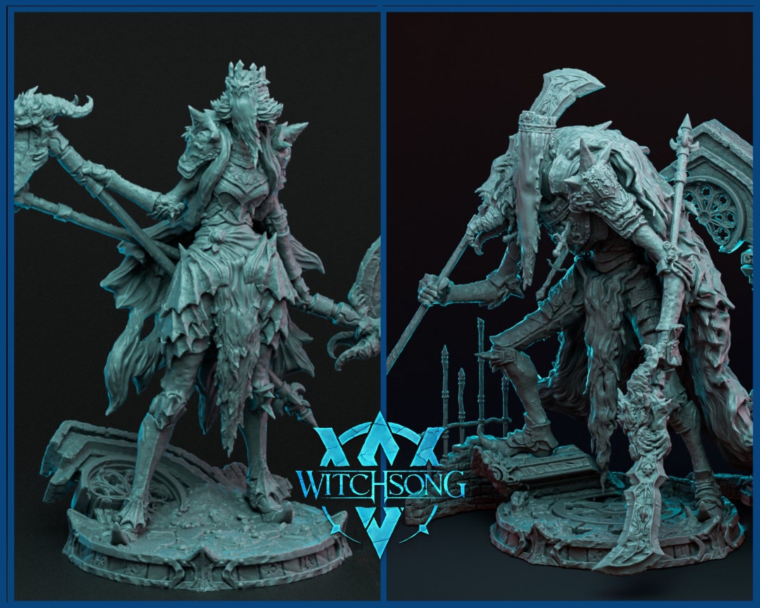 Faceless King and Queen Miniature Set Faceless King and Queen Figure ...