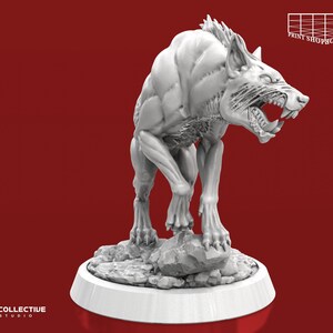 Hellhound Miniature | Hellhound Figure | Medium Monsters | Underworld ...